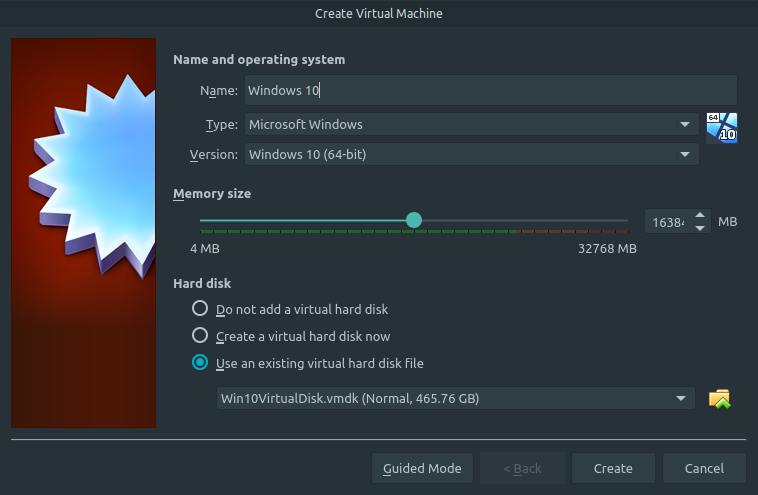 Booting a virtual machine from a physical Windows disk partition – Matt ...