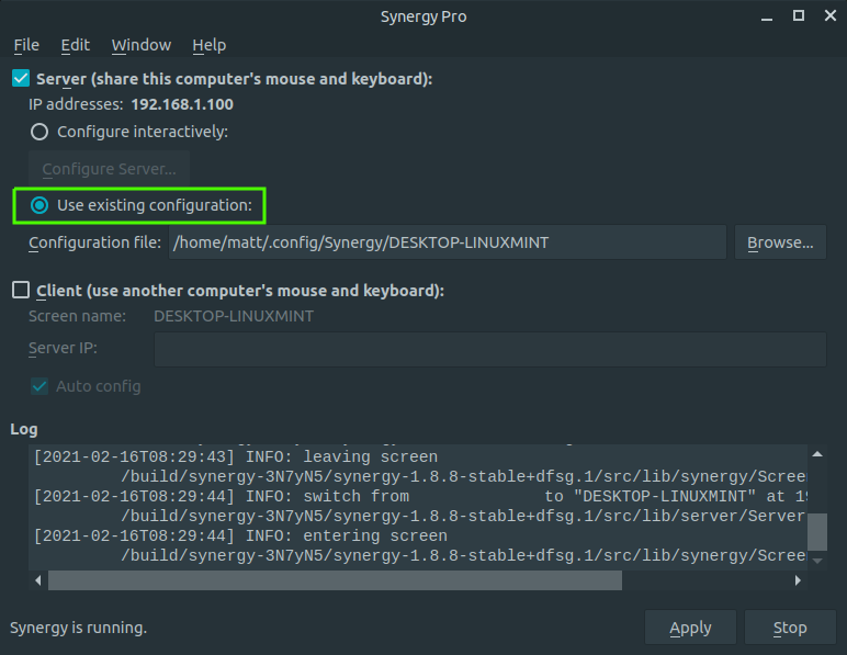 Making the mouse forward and back buttons work when using Synergy ...