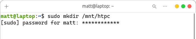 Mount a Windows share in Linux – Matt Callahan's Blog 📝